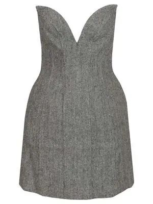 SELF-PORTRAIT SELF-PORTRAIT Wool Mini Dress