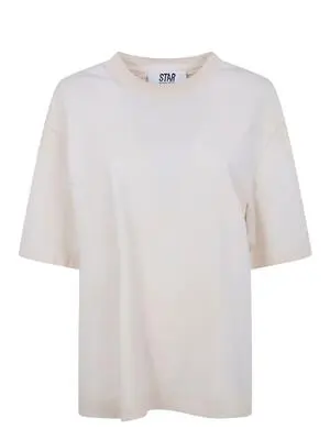 GOLDEN GOOSE Logo Cotton T-shirt - Multicolor