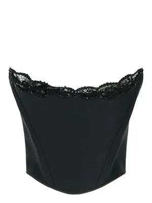 DSQUARED2 Dsquared2 'Paris' Black Virgin Wool Blend Corset Women