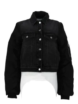 GANNI Denim Jacket - Black