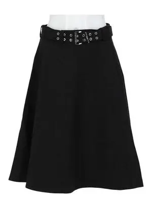 GANNI Gonna Wrap Con Cintura - Black