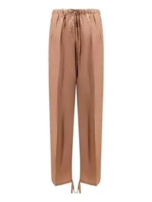 Dries Van Noten Viscose Trousers - Multicolor