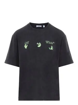 Off-White Bacco Arrow Skate T-shit - Black