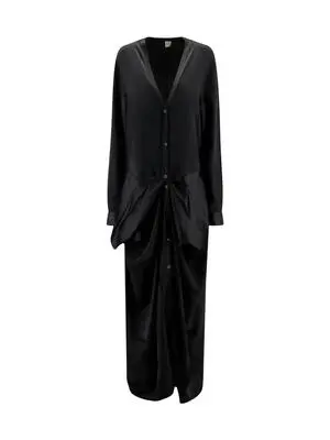 TOTEME Viscose Long Dress - Multicolor