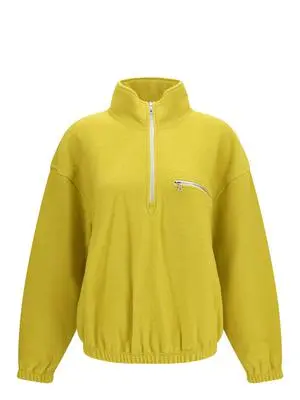 RIER Polar High-neck Zip Jacket - Yellow