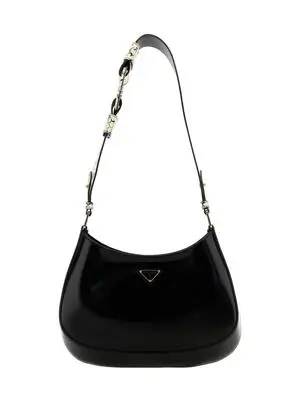 Prada Leather Shoulder Bag - Black