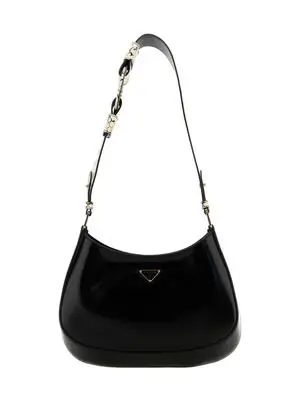 Prada Leather Shoulder Bag - Black