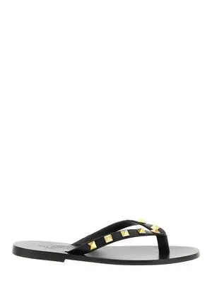 Valentino Garavani Rockstud Sandals - Black