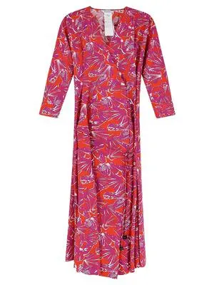 Max Mara Mxmcamino Printed Cotton Dress - Multicolor