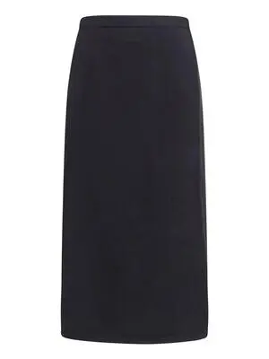 RIER Fleece Wool Skirt - Black