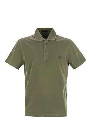 FAY Cotton Jersey Polo Shirt - Multicolor
