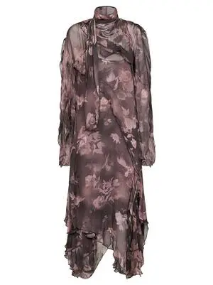 DIESEL® D-riadi Asymmetric Midi Dress - Multicolor