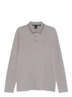 BOSS Grey Polo Shirts - Gray