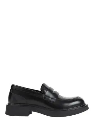 Gucci Enki Calf Leather Loafers - Black