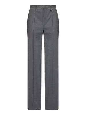 Giuseppe Di Morabito Virgin Wool Straight-leg Tailored Trousers - Multicolor