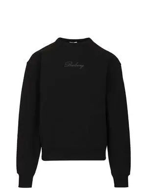 Burberry Cotton Sweatshirt - Black