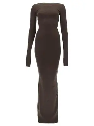 Rick Owens Abito Temple Gown - Brown