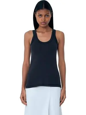 LEMAIRE Rib Tank Top - Black