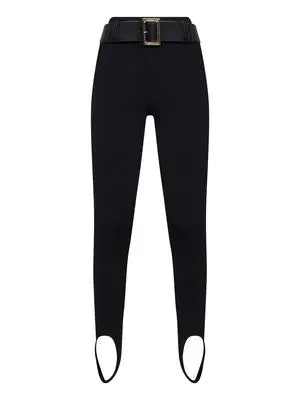 SELF-PORTRAIT Compact Knit Stirrup Leggings - Multicolor