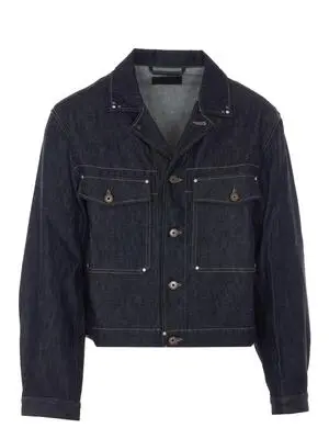 LEMAIRE Trucker Denim Jacket - Blue