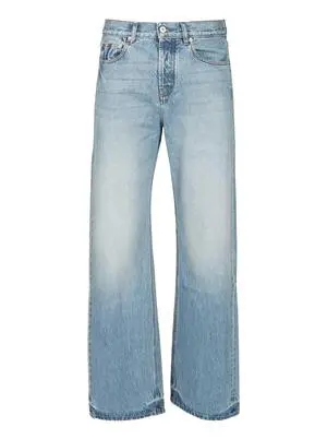 Jacquemus Straight Leg Denim Trousers - Blue