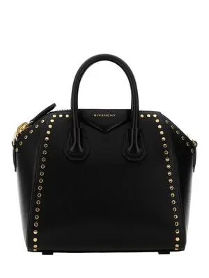 Givenchy Leather Mini Antigona Handbag - Black