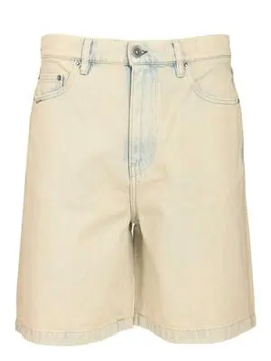 GOLDEN GOOSE Bermuda Phillip Cotton Shorts - White