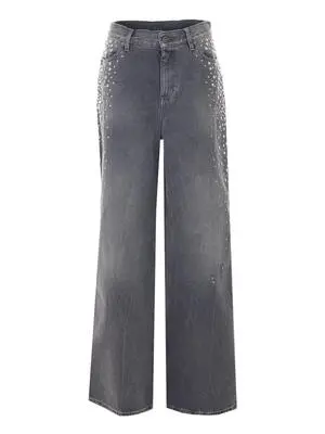 GOLDEN GOOSE Melody Boyfriend Jeans - Gray
