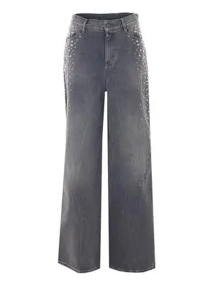 GOLDEN GOOSE Melody Boyfriend Jeans - Gray