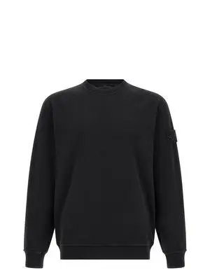 Stone Island Ghost Badge Sweatshirt - Black