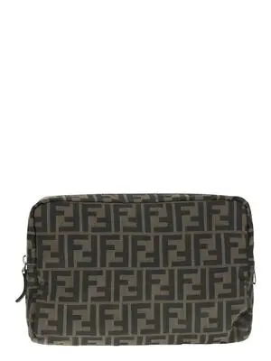 Fendi Medium Superlight Ff Zucca Fabric Beauty Case - Brown
