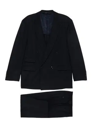 Giorgio Armani Wool Double-breasted Suit - Multicolor