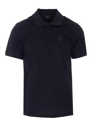 Belstaff Steel Logo Polo - Black