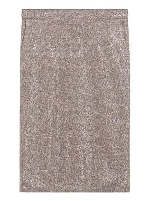 Giuseppe Di Morabito Embellished Midi Skirt - Silver