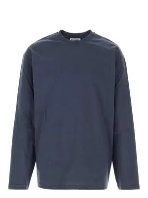 JIL SANDER Navy Cotton T-shirt - Blue