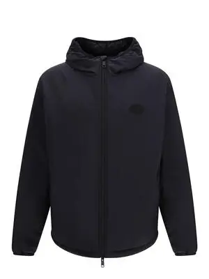 Burberry Dunwich Nylon Hooded Jacket - Black