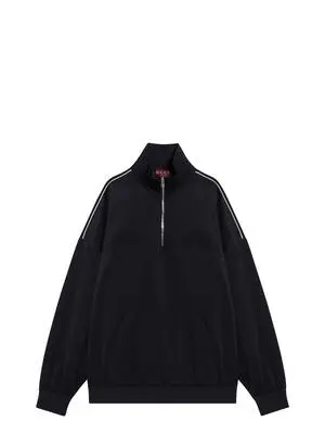 Gucci Technical Jersey Half Zip Sweatshirt - Blue