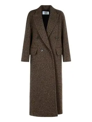 MAX MARA Max Mara 'Arco 1234' Chocolate Virgin Wool Coat Women
