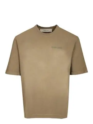 GOLDEN GOOSE Cotton Jersey T-shirt - Brown