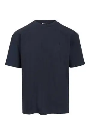 Saint Laurent Oversized Cassandre T-shirt - Blue