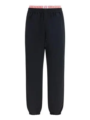 Versace Nylon Jogger Pants - Black