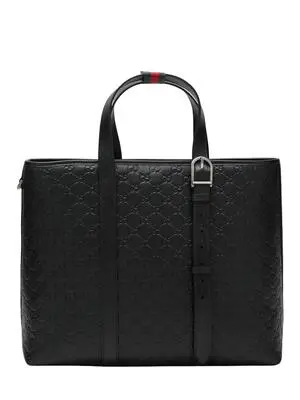Gucci Gg Tote Handbag - Black