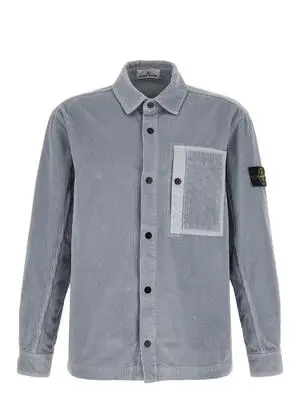 Stone Island 1200016' Overshirt - Gray