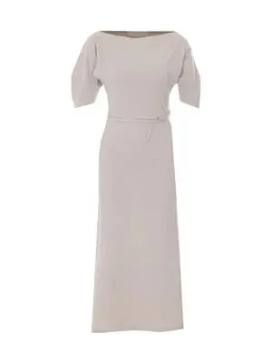 LEMAIRE Off Shoulder Dress - Gray