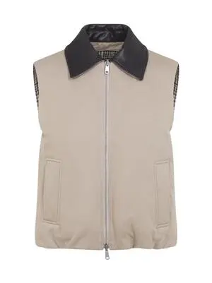 Brunello Cucinelli Padded Reversible Vest - Multicolor