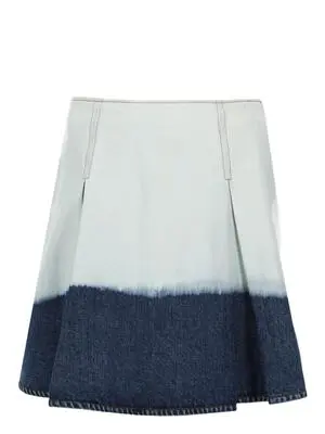 Marni MARNI Denim Midi Skirt White