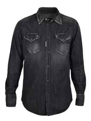 Dsquared2 Dsquared2 Men Denim Shirt Black