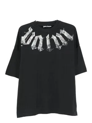 Palm Angels Logo Cototn T-shirt - Multicolor