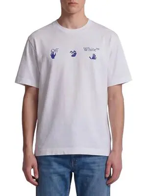 Off-White Bacco Arrow Skate Cotton T-shirt - Multicolor