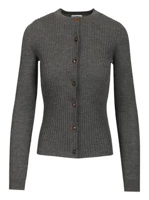 Burberry Cashmere Cardigan - Gray